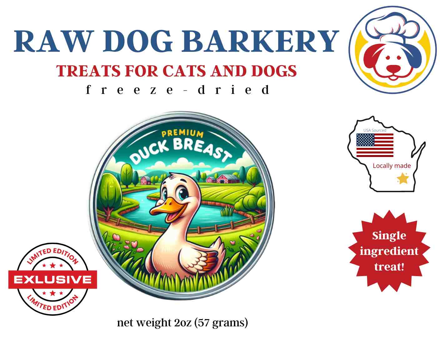 Duck Breast Freeze-Dried – Raw Dog Barkery